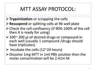 Cell viability assay | PPTX