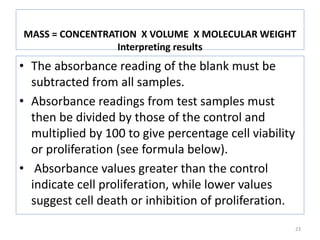 Cell viability assay | PPTX