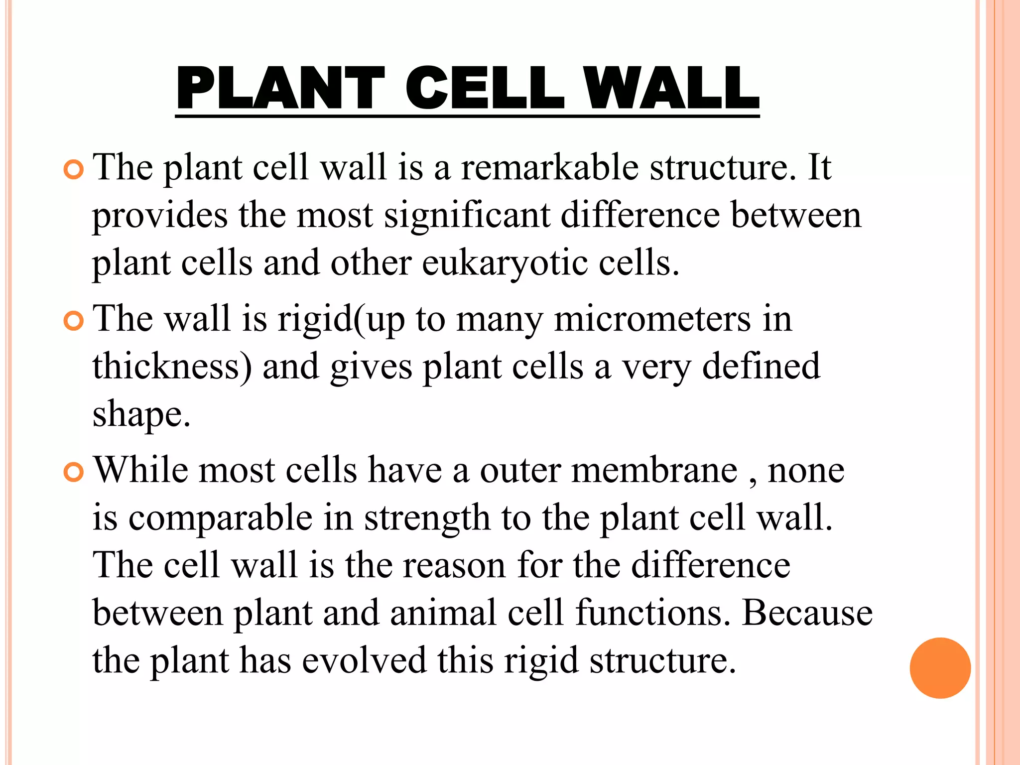 Cell wall structure and function | PPTX