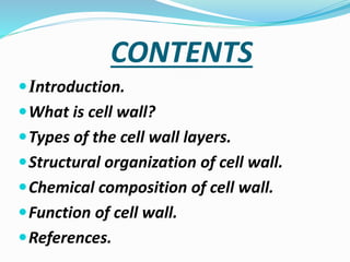 Cell wall | PPTX