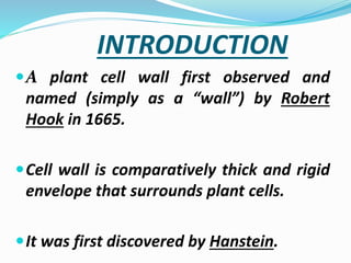 Cell wall | PPTX