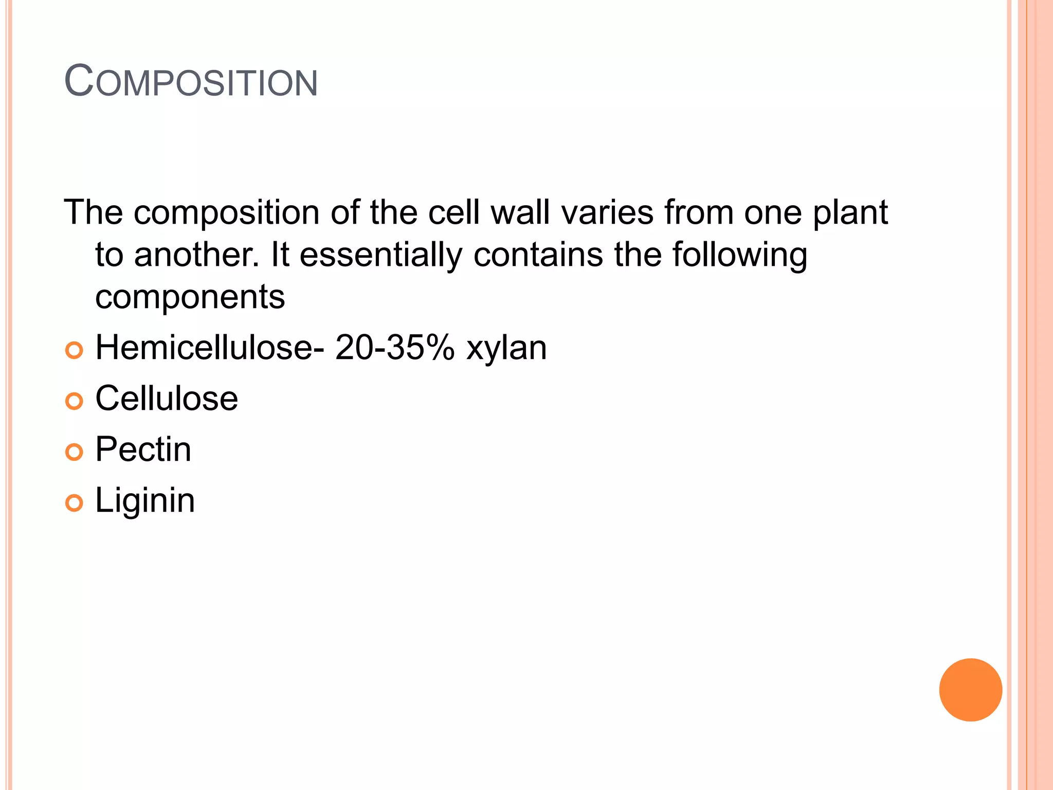Cell wall | PPTX