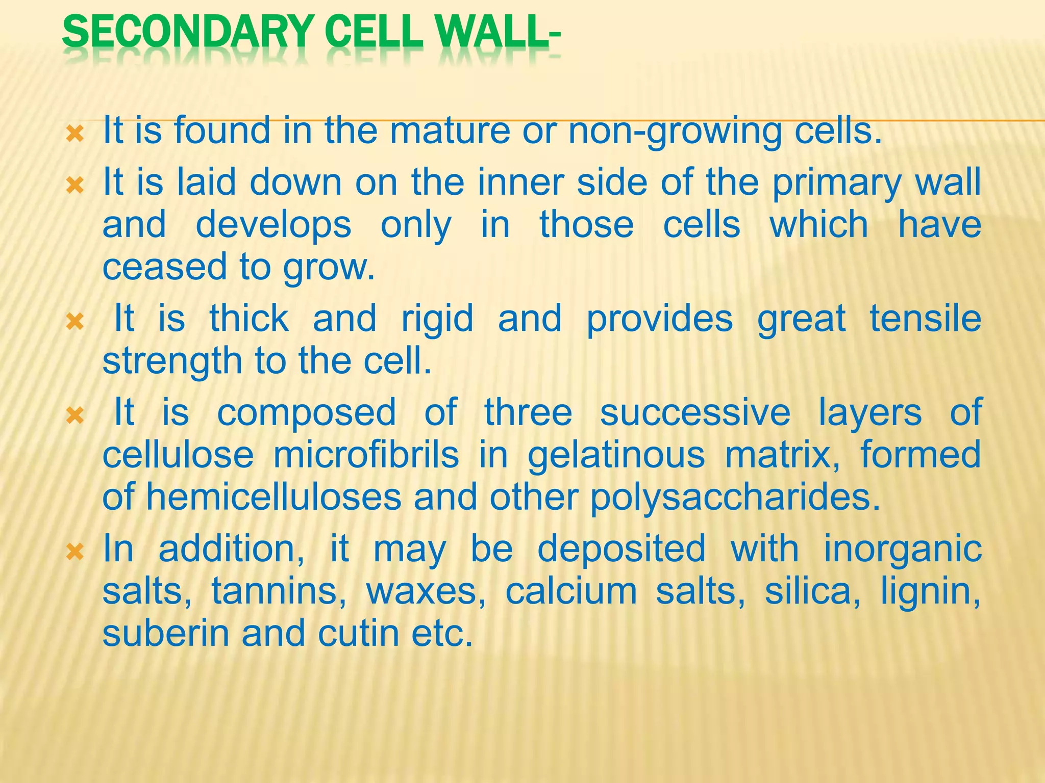 Cell wall structure and functions | PPTX