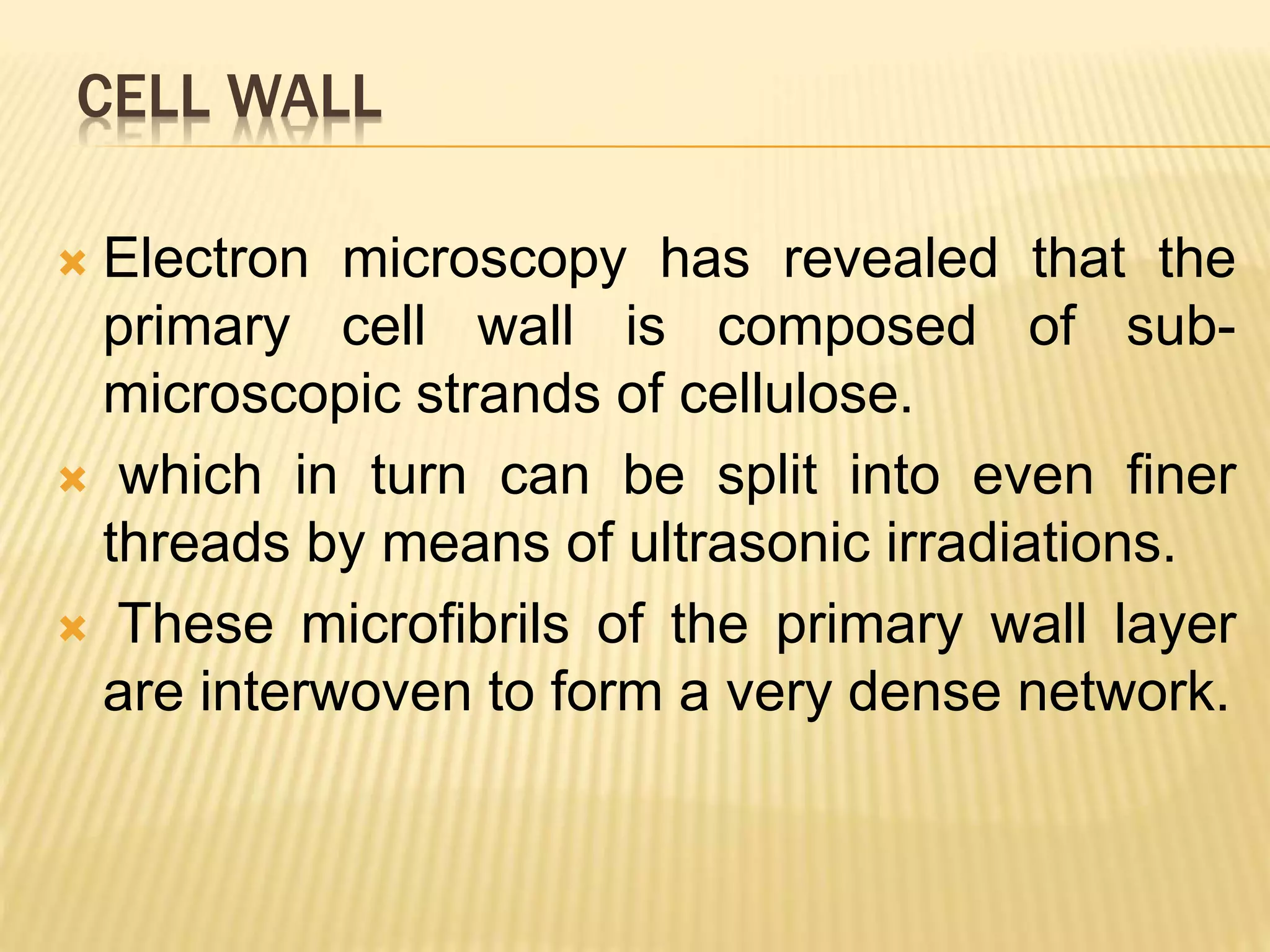Cell wall structure and functions | PPTX