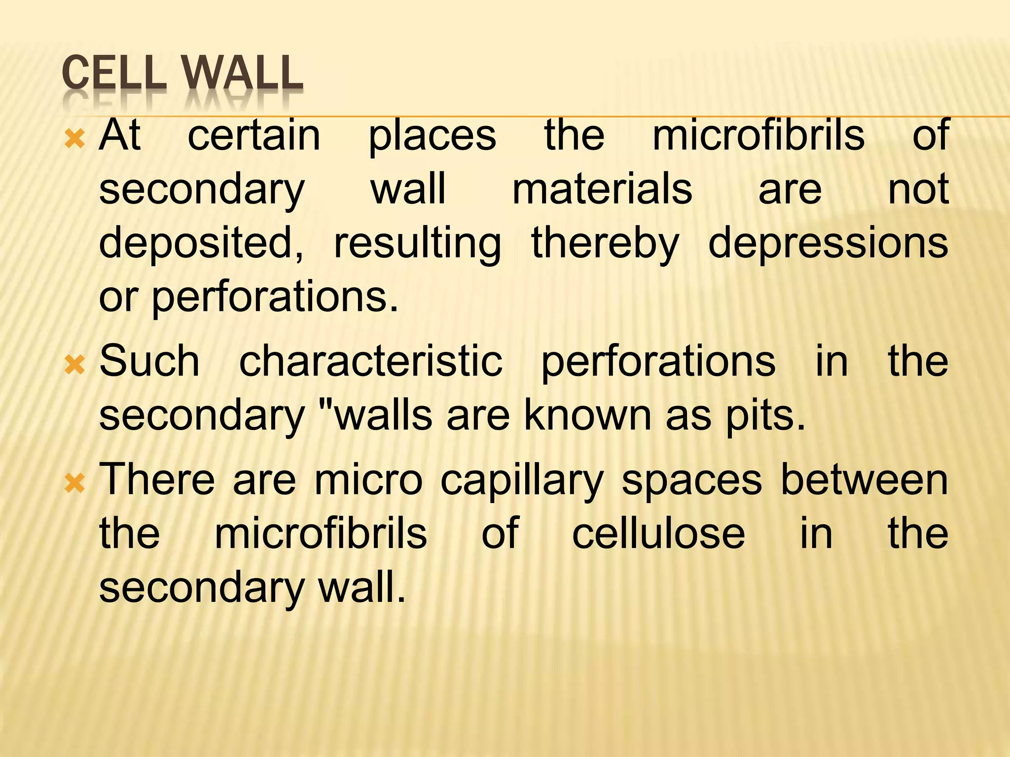 Cell wall structure and functions | PPTX