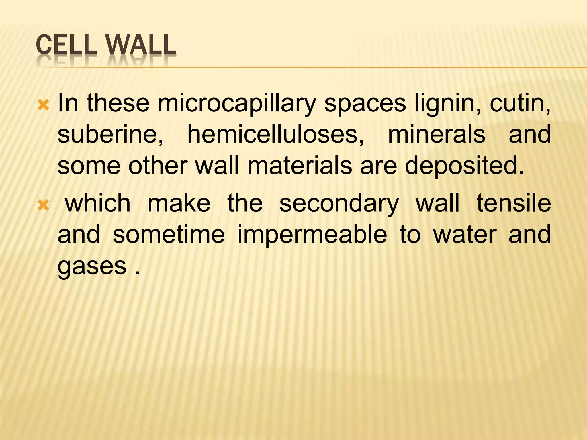 Cell wall structure and functions | PPTX