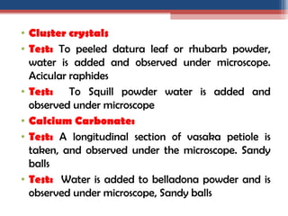 Cell wall composition and cell inclusions - Dr.U.Srinivasa, Professor ...