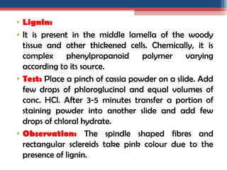 Cell wall composition and cell inclusions - Dr.U.Srinivasa, Professor ...