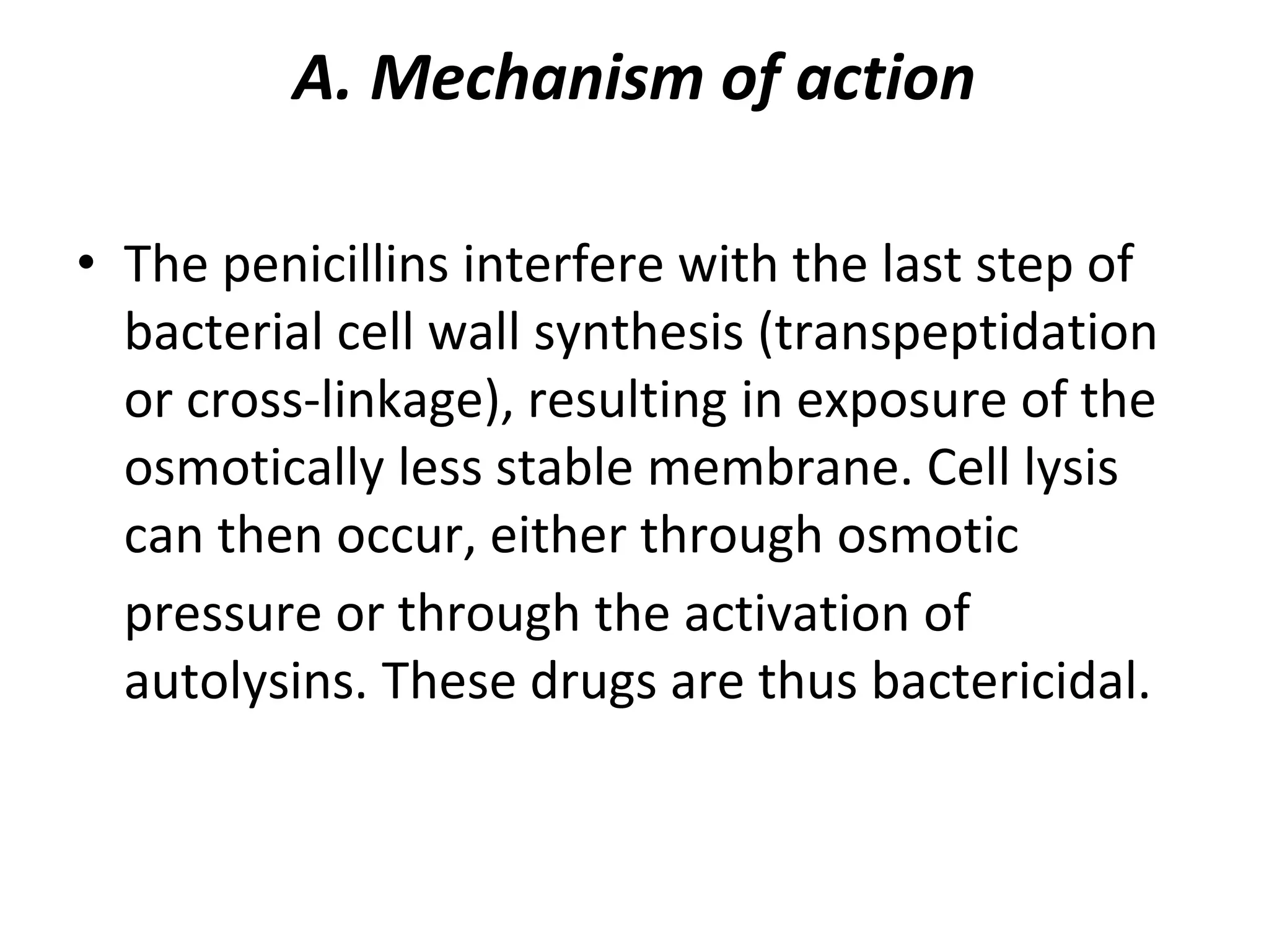 Cell wall inhibitors | PPTX