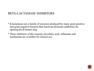 Cell wall inhibitors, Prsentations. with classification | PPTX