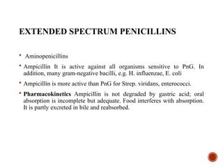 Cell wall inhibitors, Prsentations. with classification | PPTX