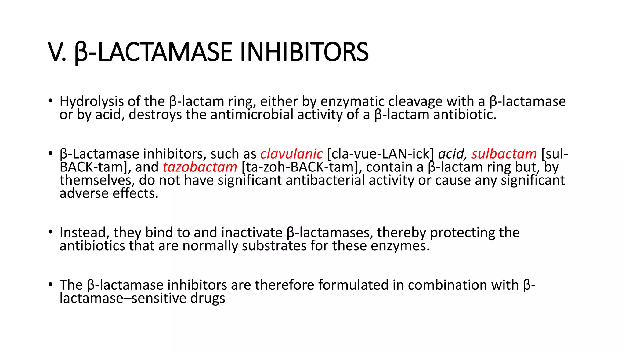 Pharmacology - Cell wall inhibitors 2 | PDF