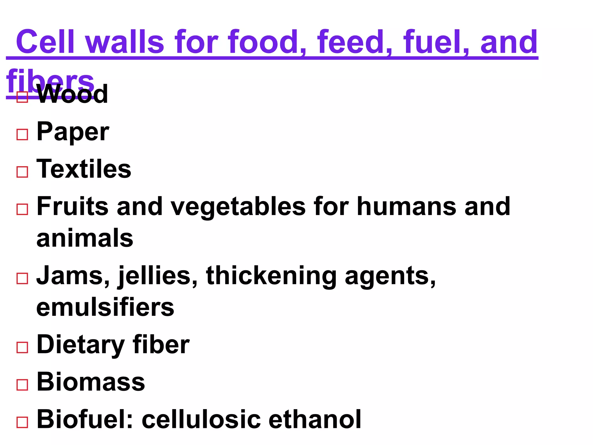Cell wall in plants | PPTX