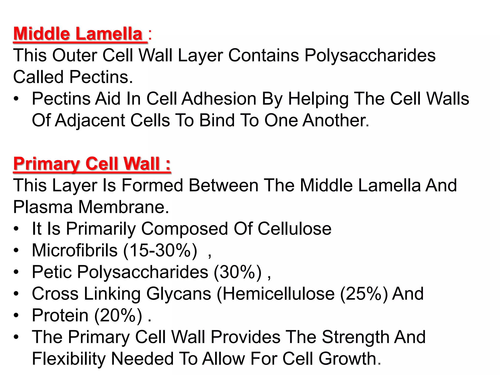 Cell wall in plants | PPTX