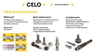 Short introduction of CELO Industrial Fasteners | PDF