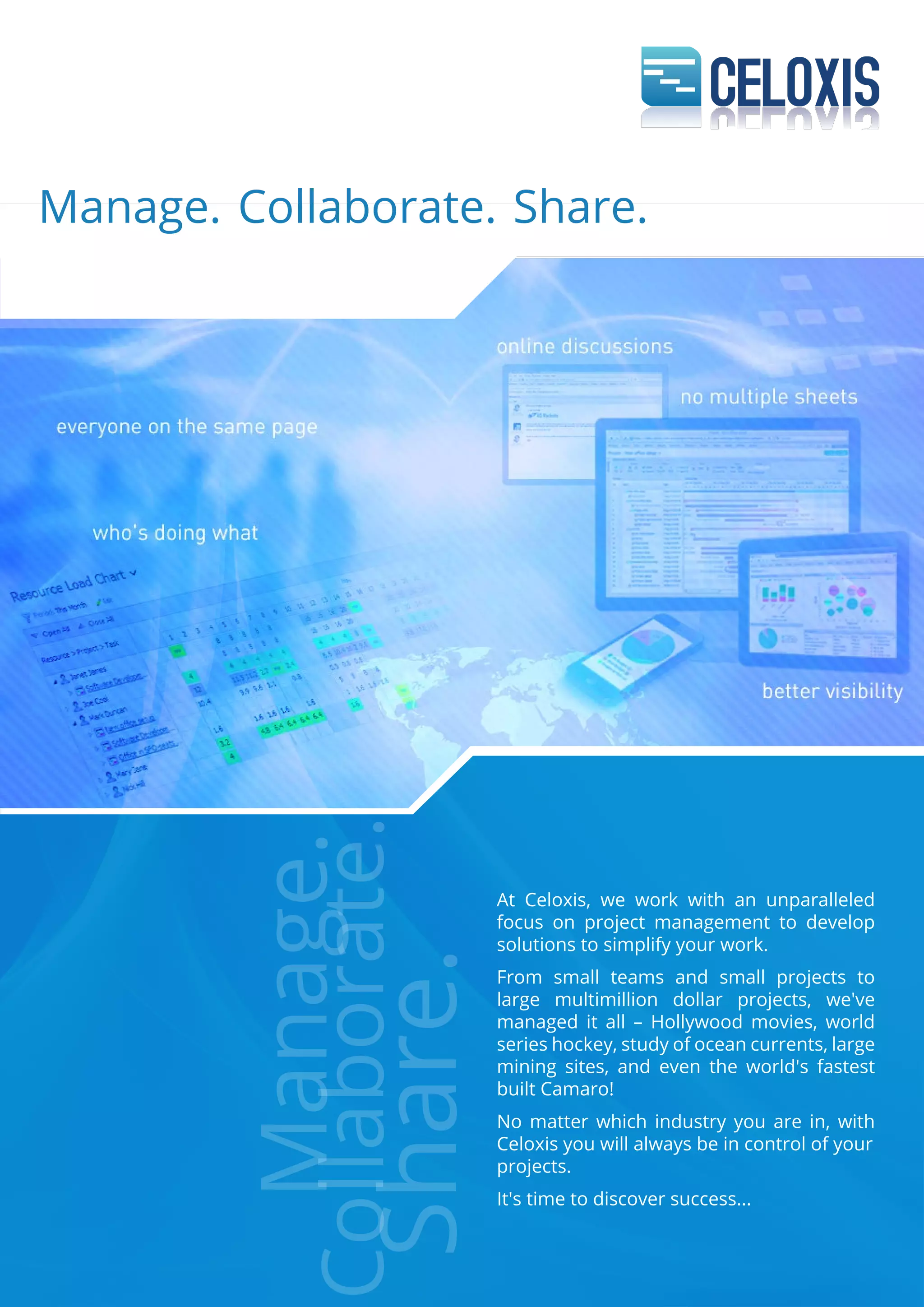 Celoxis Brochure | PDF