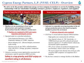 Celp investor presentation march 2016 | PPT