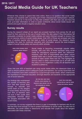UK Social Media Guide for Teachers (2016) | PDF