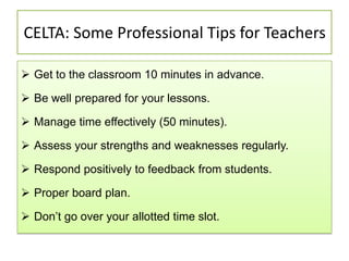 Celta presentation | PPTX