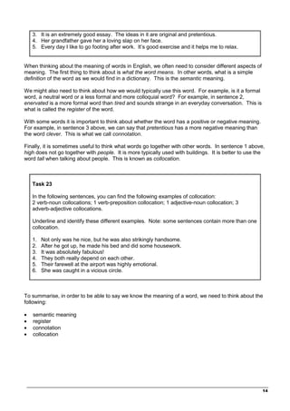 Celta task answers | PDF