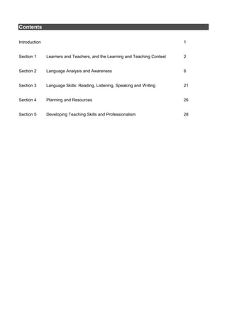 Celta task answers | PDF