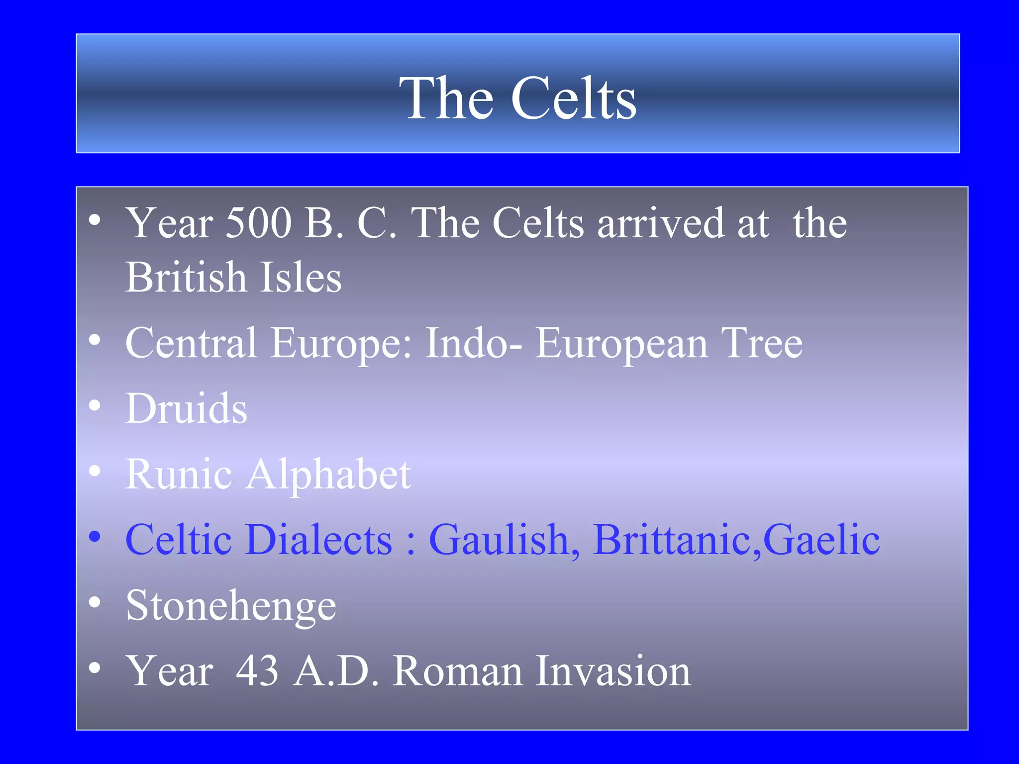 Celtic culture | PPT