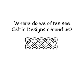 Celtic design powerpoint | PPTX