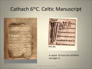 Celtic manuscripts 7 slides | PPT