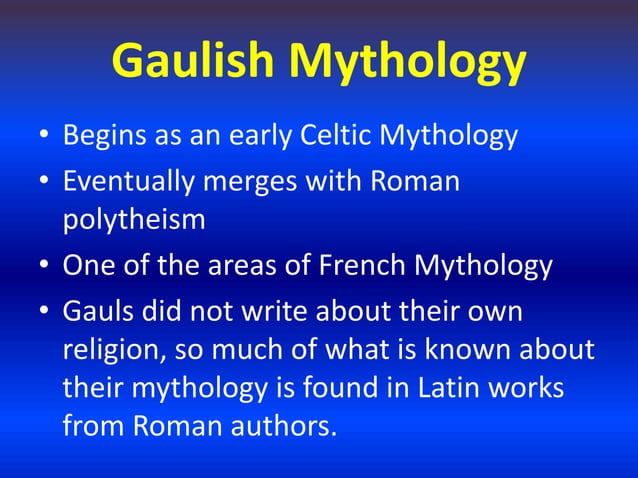 Celtic mythology | PPTX