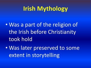 Celtic mythology | PPTX