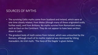 Celtic myths and legends | PPTX | Religion & Spirituality