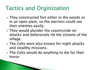 Celtic warfare ppt | PPTX