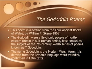 Celtis tales of wales | PPT