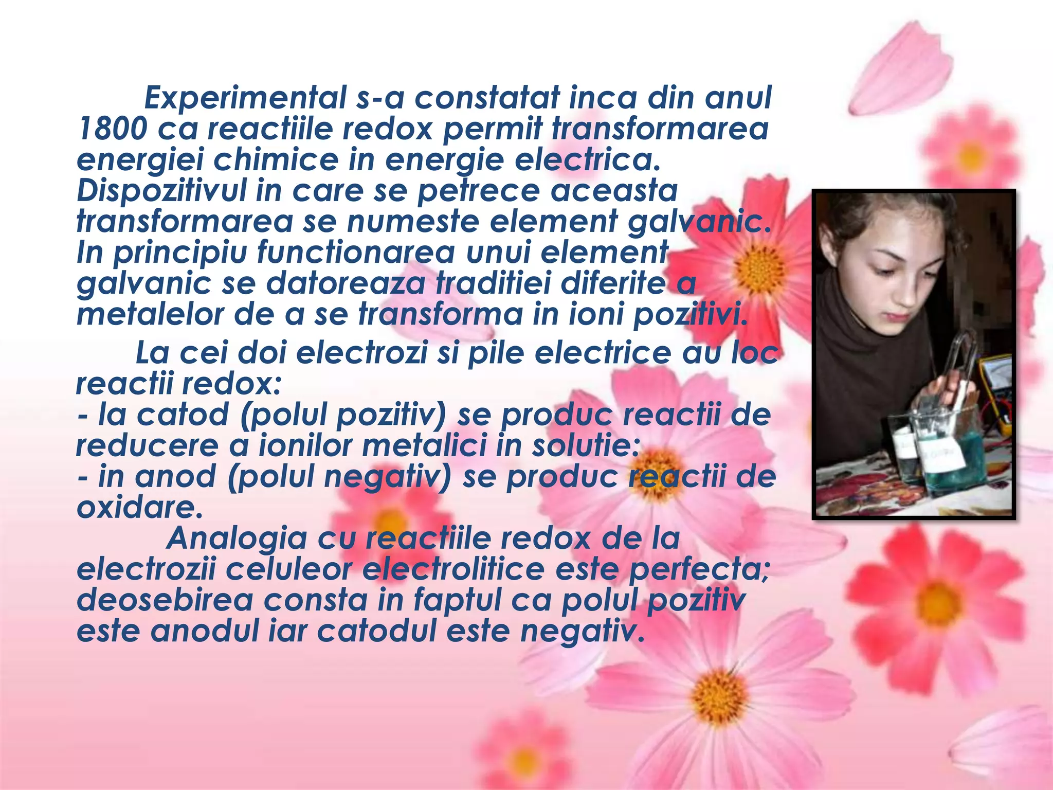 Celula galvanica | PPTX