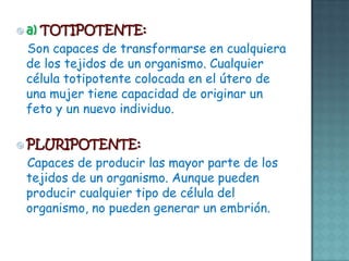 Celula madre | PPTX