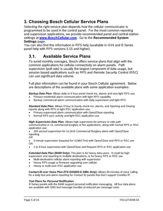 Celular setting up Series B BOSCH | PDF