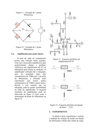 Amplificador De Extensometro De Ponte De Wheatstone