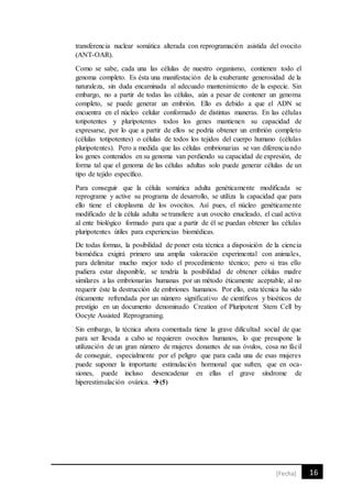 Celulas madre totipotentes | DOCX