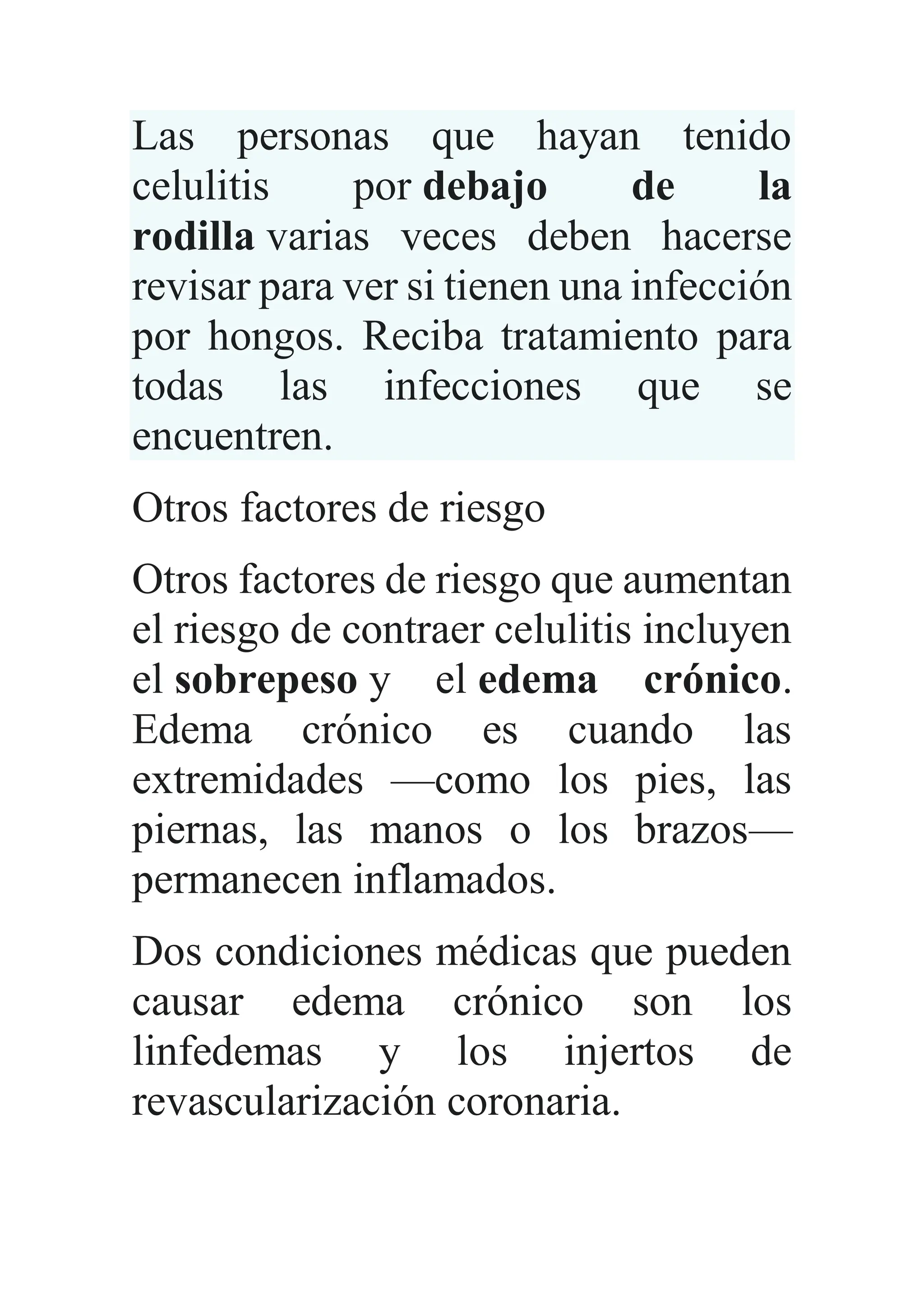 Celulitis: Diferencias entre la infección bacteriana y la condición ...