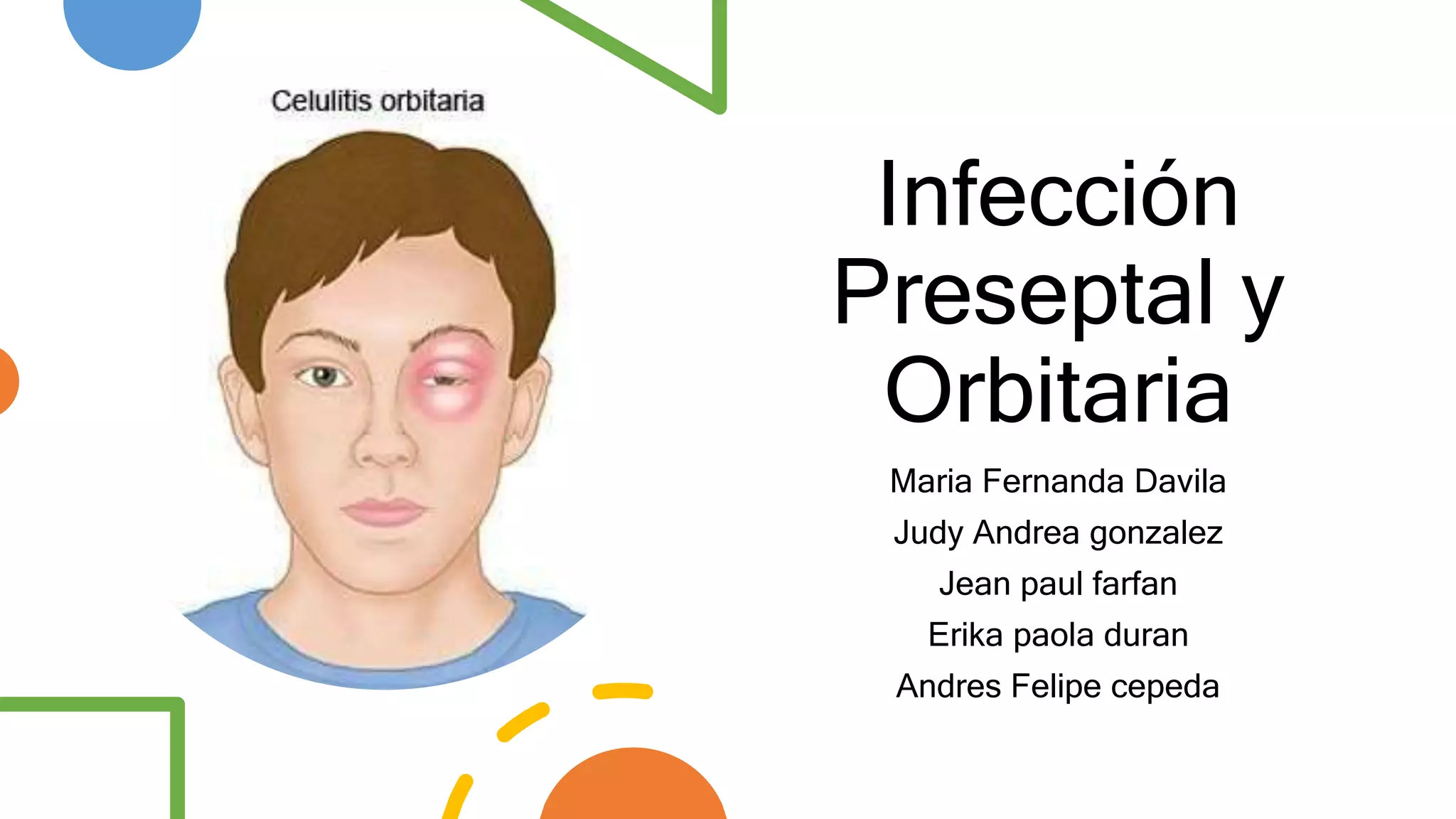 Celulitis preseptal y orbitaria | PPTX