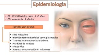 Celulitis preseptal y orbitaria | PPTX