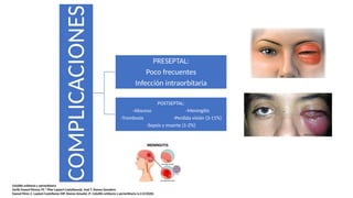 celulitis preseptal y postseptal en pediatria | PPTX