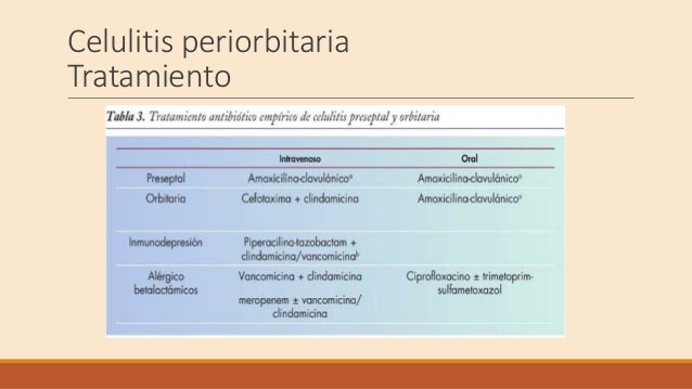 Celulitis periorbitaria