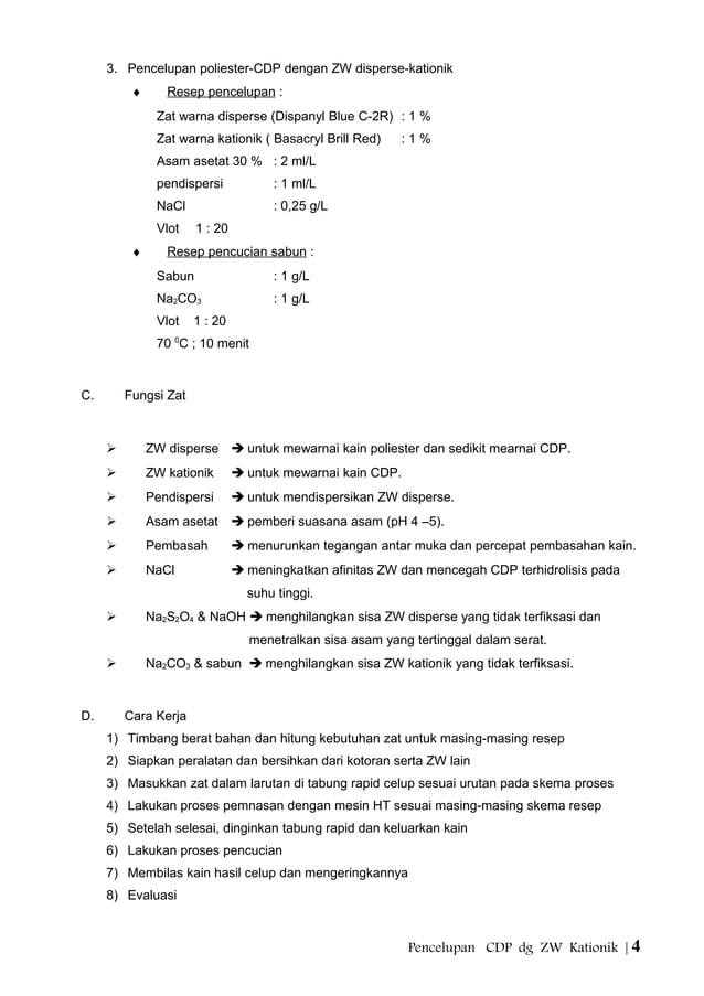 Celup cdp zw kationik | DOC