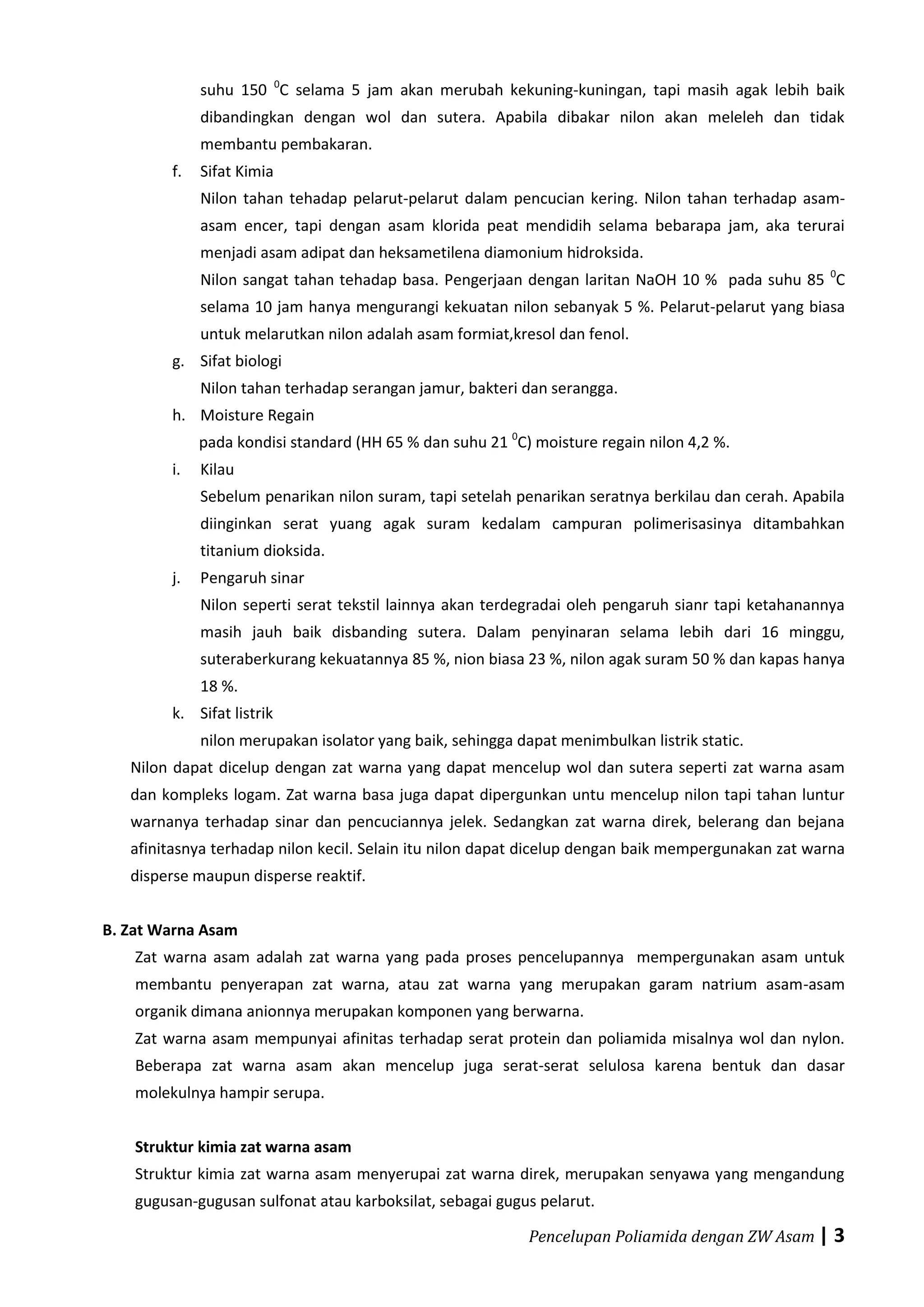 Celup nilon asam | PDF