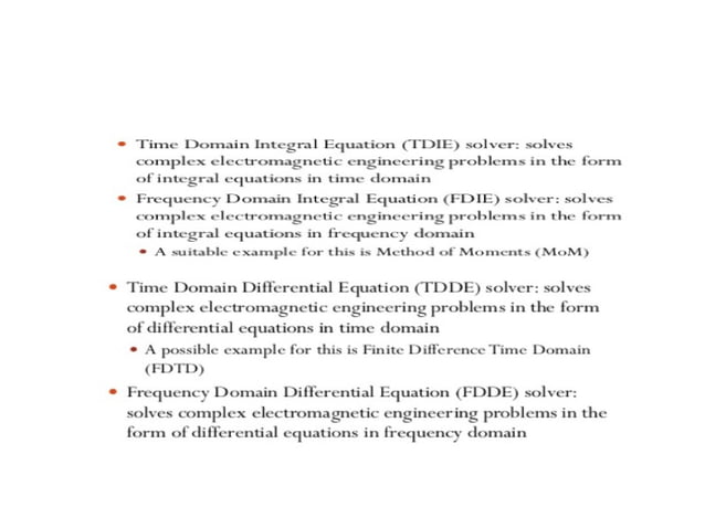 Computational Electromagnetics Finite Elements Ppt
