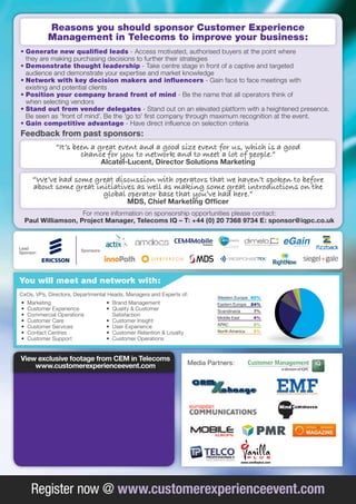 Customer Experience Management Telecom