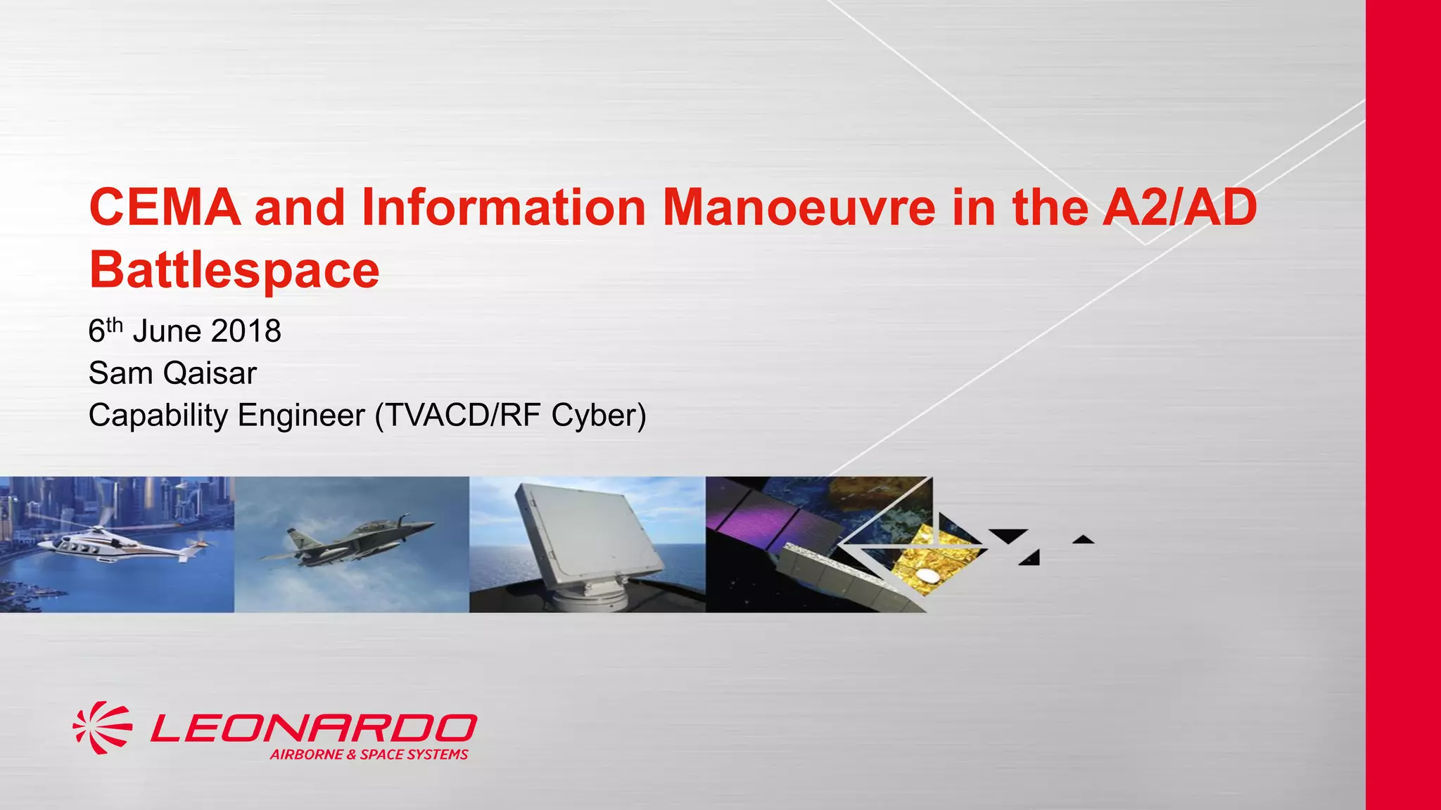 CEMA and Information Manoeuvre in the A2/AD Battlespace | PDF