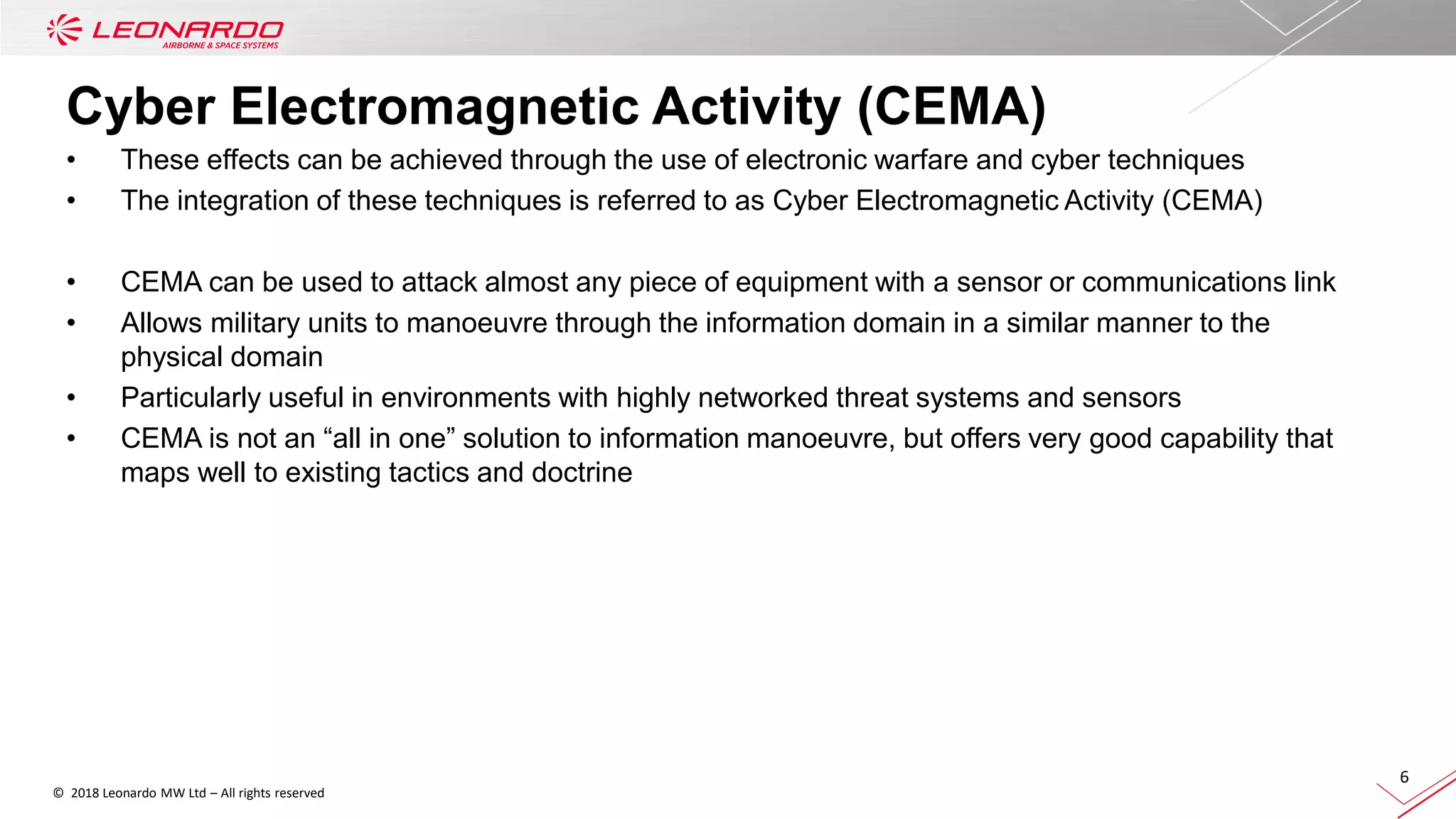 CEMA and Information Manoeuvre in the A2/AD Battlespace | PDF