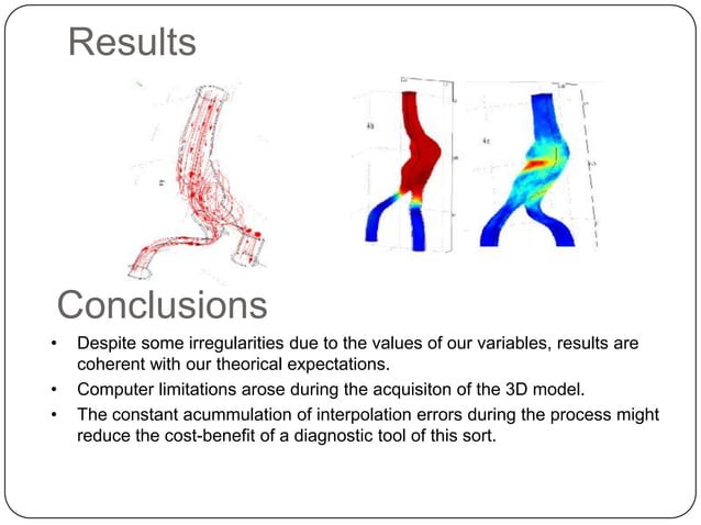FEM CFD Aneurism Analysis | PPT